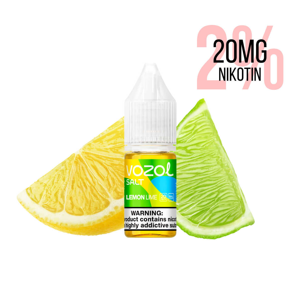 Vozol E-Liquid 20mg/ml Nikotinsalz Blueberry Raspberry Lemon - VA